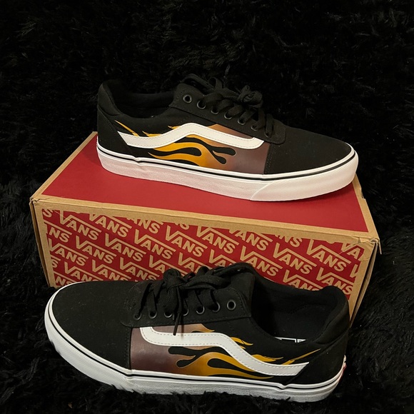 Vans | Shoes | Flame Vans | Poshmark